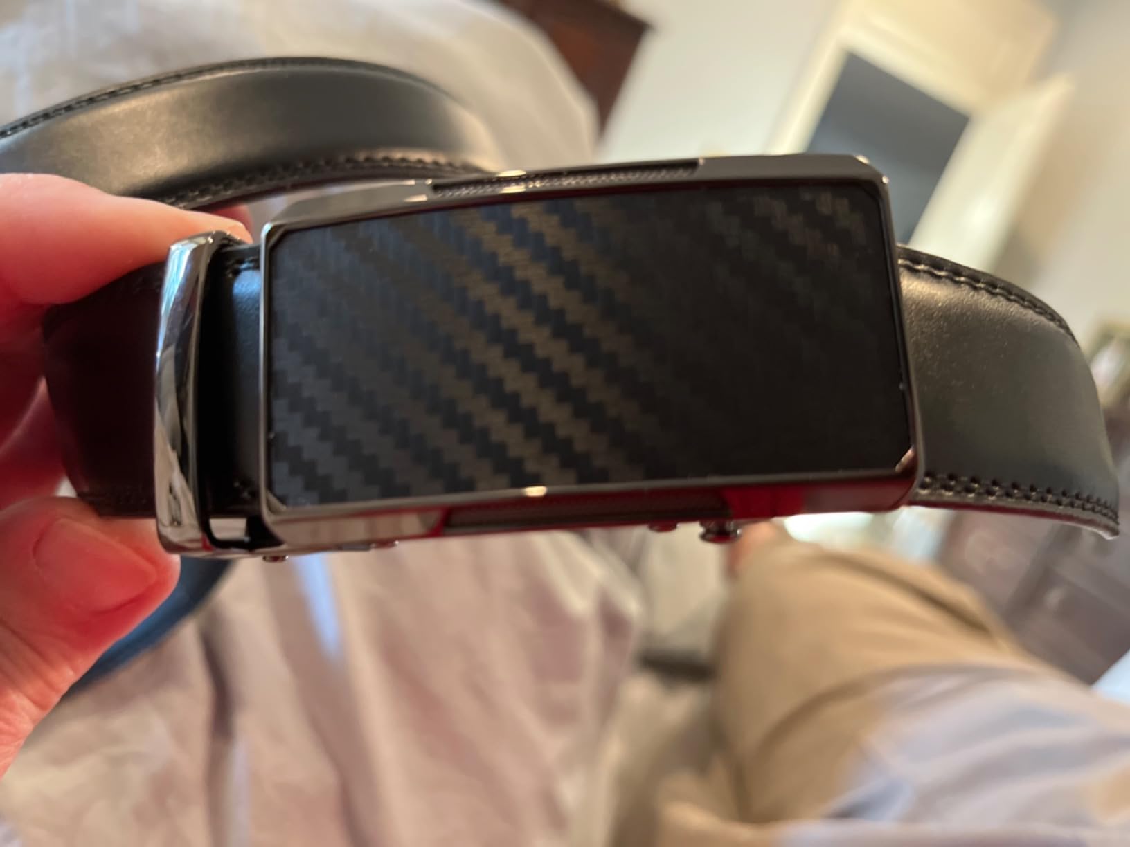 CHAOREN Ratchet Belt Strap Only 1 1/8", Replacement Leather Belt for 32mm Buckle at Amazon Men’s ...