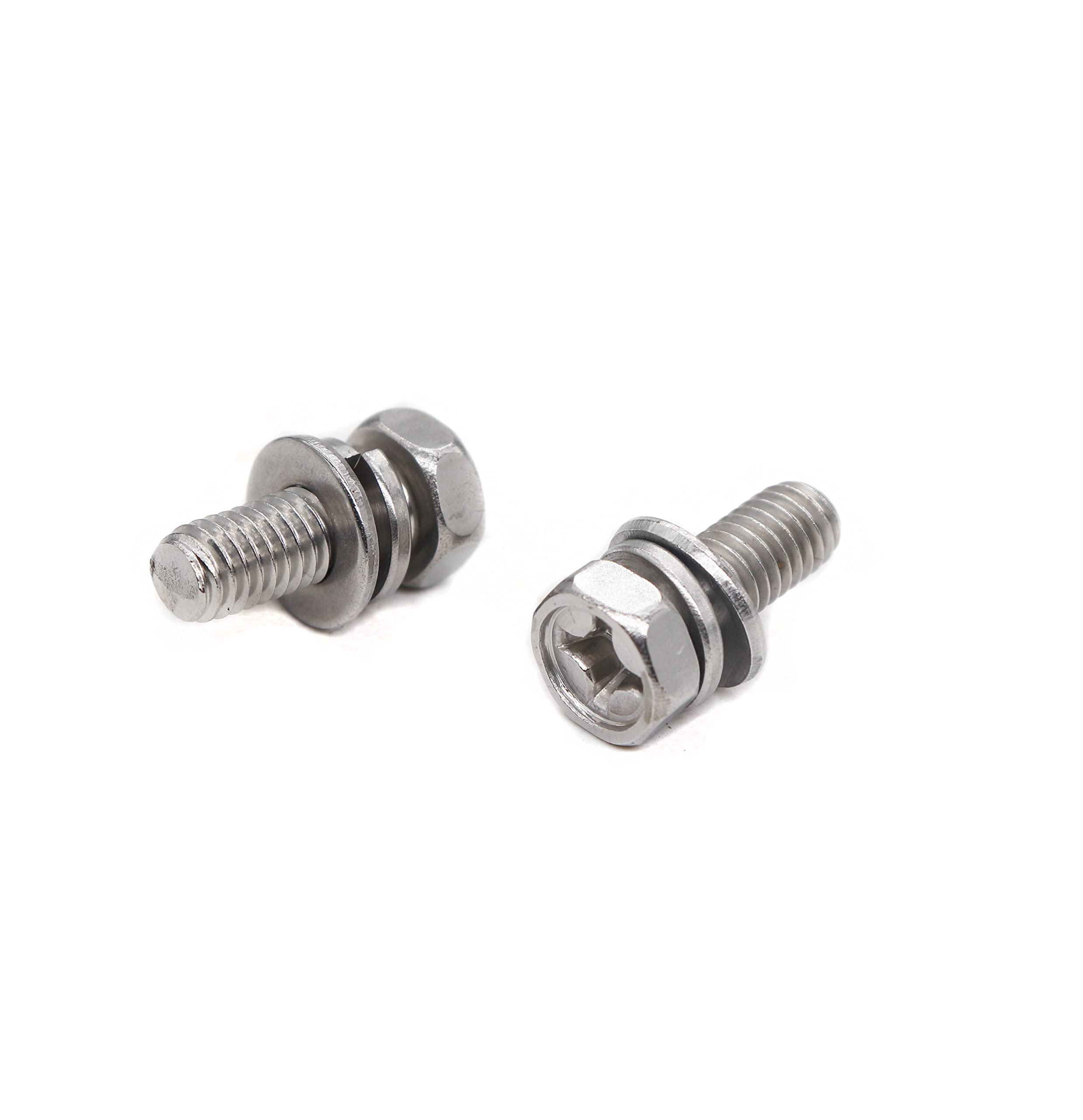 Snapklik.com : Battery Bolts And Nuts, M6 X 18mm ATV Battery Terminal ...