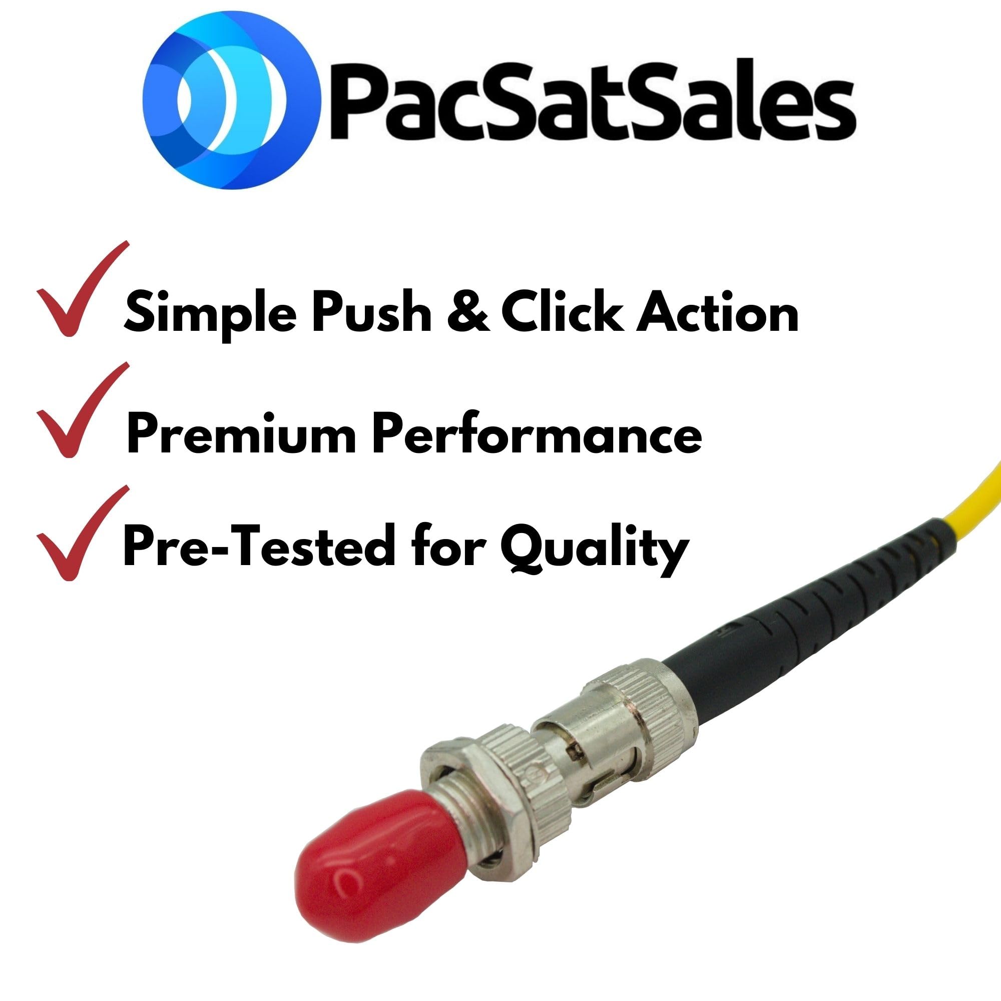 Snapklik.com : PacSatSales ST Coupler - 10 Pack - ST Fiber Optic ...