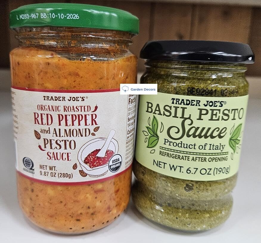 Amazon.com : Generic Trader Joe's Organic Red Pepper and Almond Pesto ...