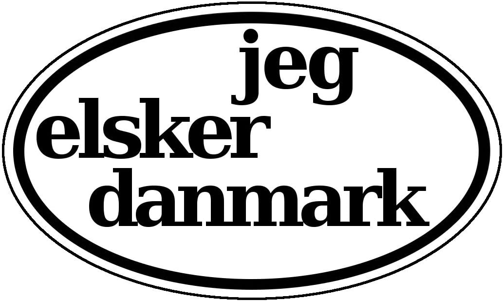 Amazon.com - Jeg Elsker Danmark - I Love Denmark - in Danish Black on ...