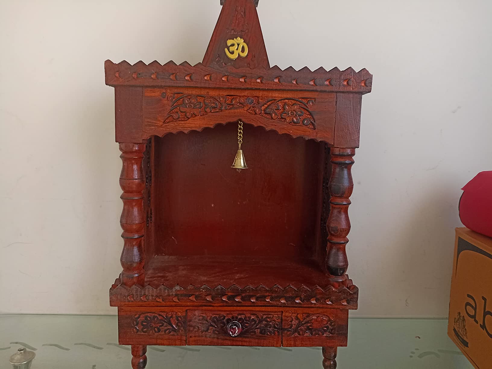 Patiofy Temple/Mandir/Home Temple/Pooja Mandir/Home Temple Wooden ...