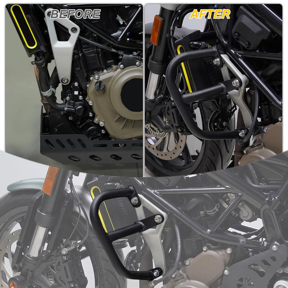 Snapklik.com : REARACE Engine Guard Highway Crash Bar Compatible