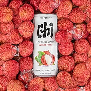 Amazon.com: CHI FOREST Lychee Fizzy Sparkling Water (11.15 oz* 24) : Grocery & Gourmet Food