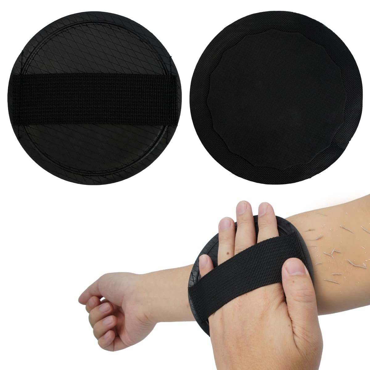 Snapklik.com : 2 Pack Exfoliating Natural Rubber Body Scrubbers - Skin ...