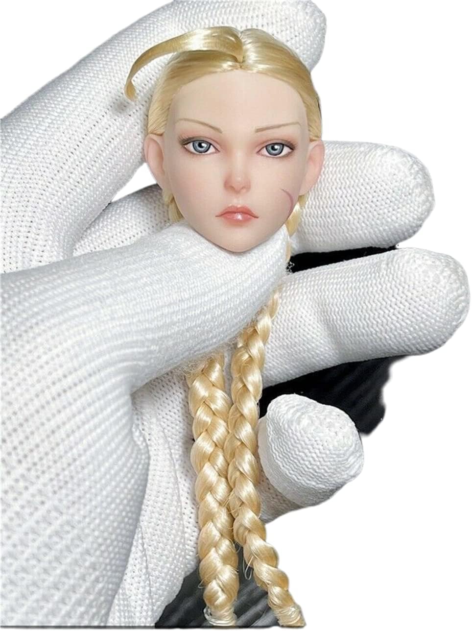 Amazon.com: 1/6 Scale Female Head Sculpt,Game Version Anime Girl Head ...