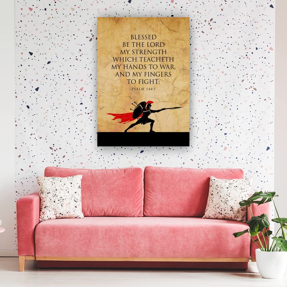 Psalms 144 1 Stencil