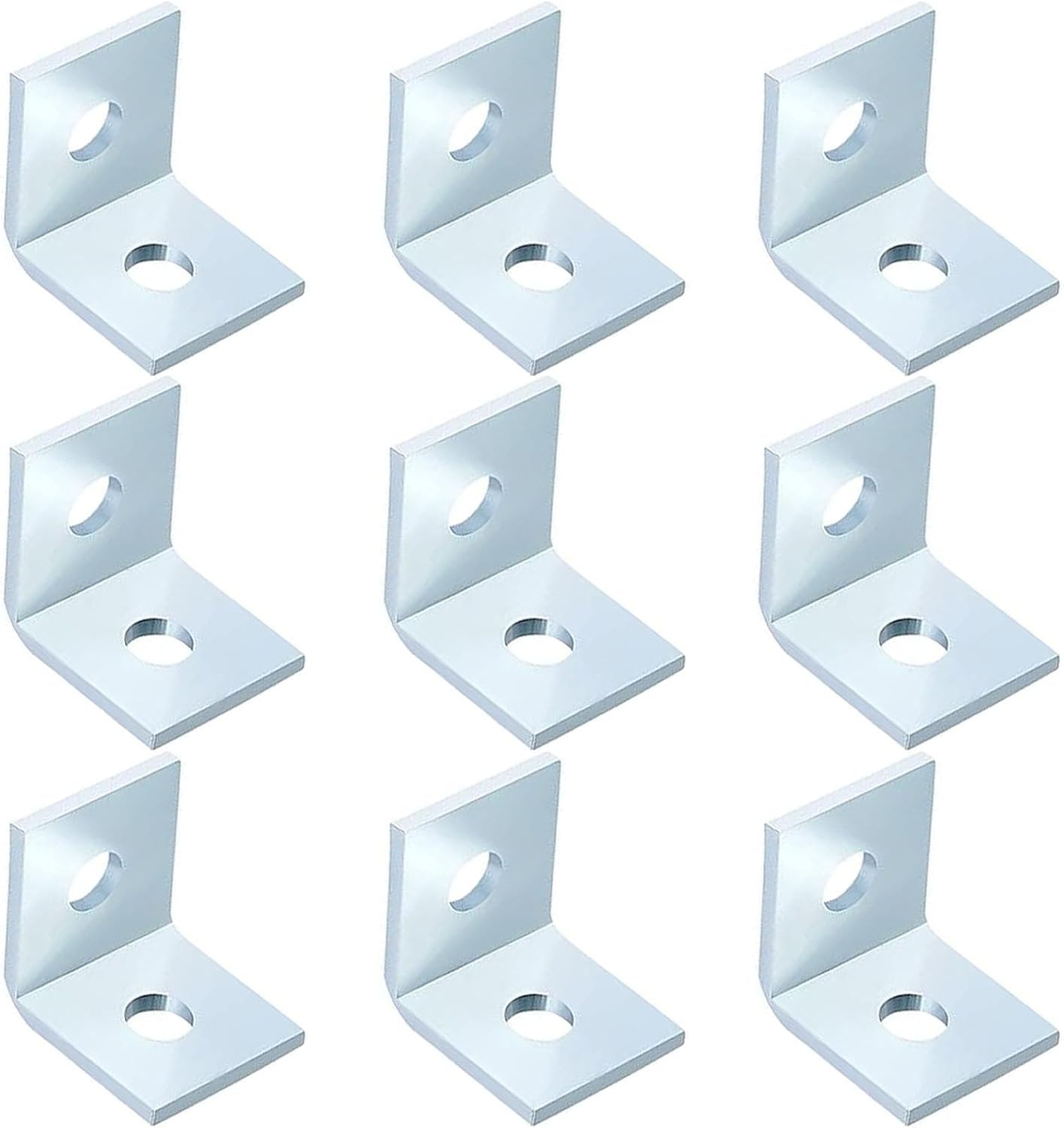 Amazon.com: 2 Hole L Shaped 90 Degree Angle Connector Bracket ...