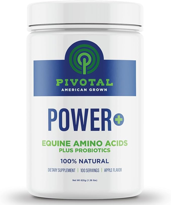 Amazon.com : Power+ Horse Supplement (620g/1.36lbs - 100 Servings) - 9 Equine Amino Acids Plus ...