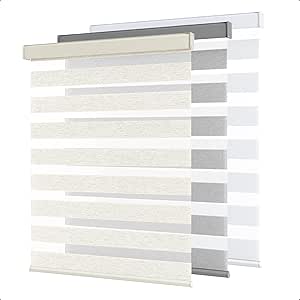 Amazon.com: SHECUTE Cordless Zebra Blinds for Windows, Zebra Roller Window Shades for Day ...