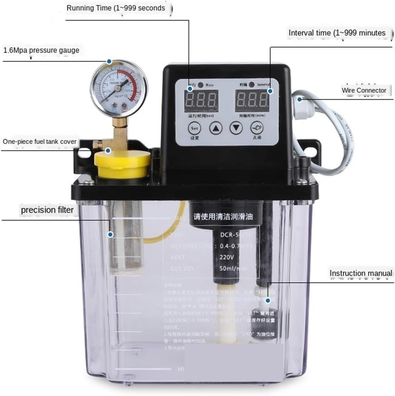 Electromagnetic Lubrication Pump 220V Automatic Thailand | Ubuy