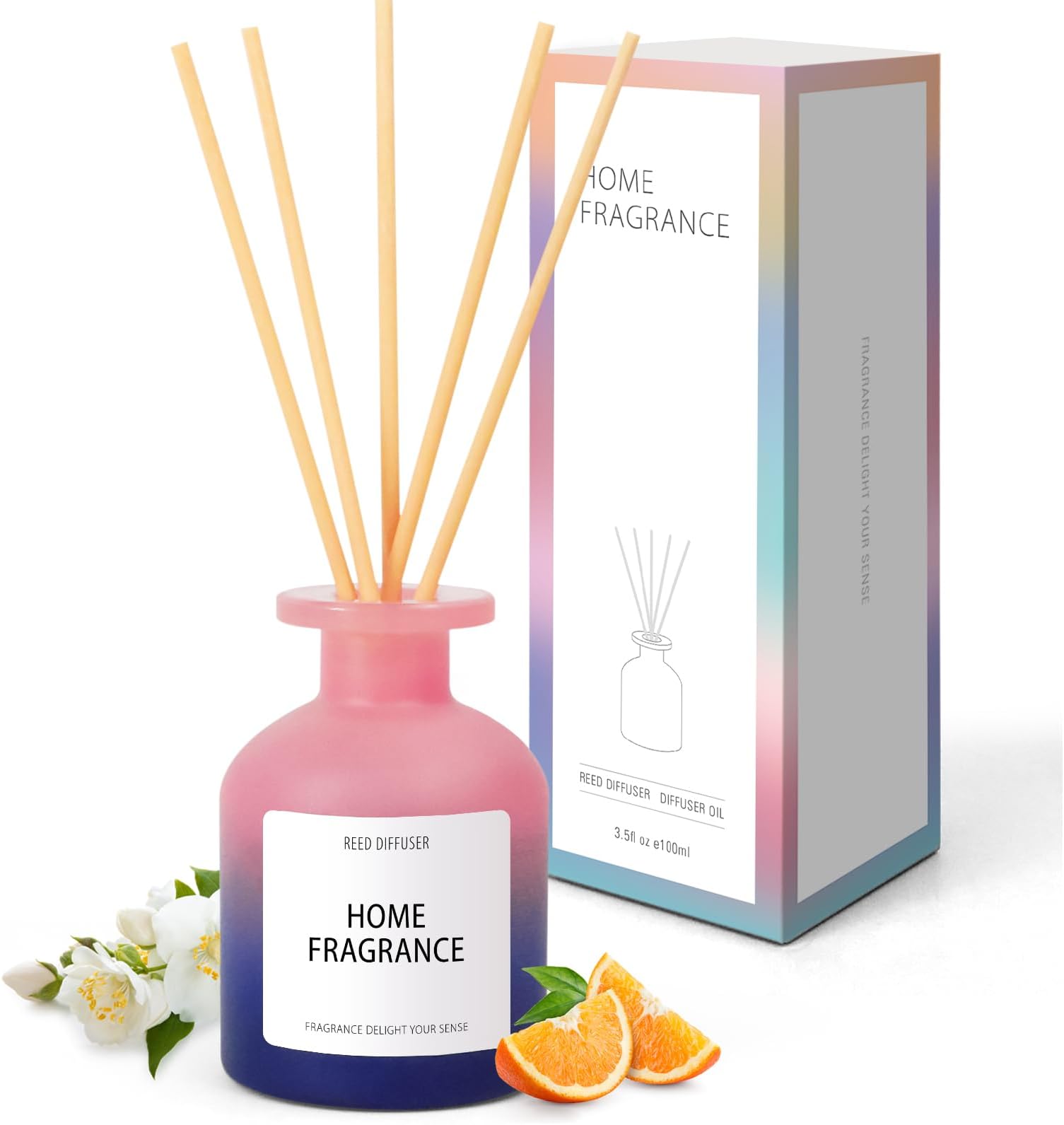 Just Rose Fragrance Oil Reed Diffuser 100ml - Long Lasting Home Indoor ...