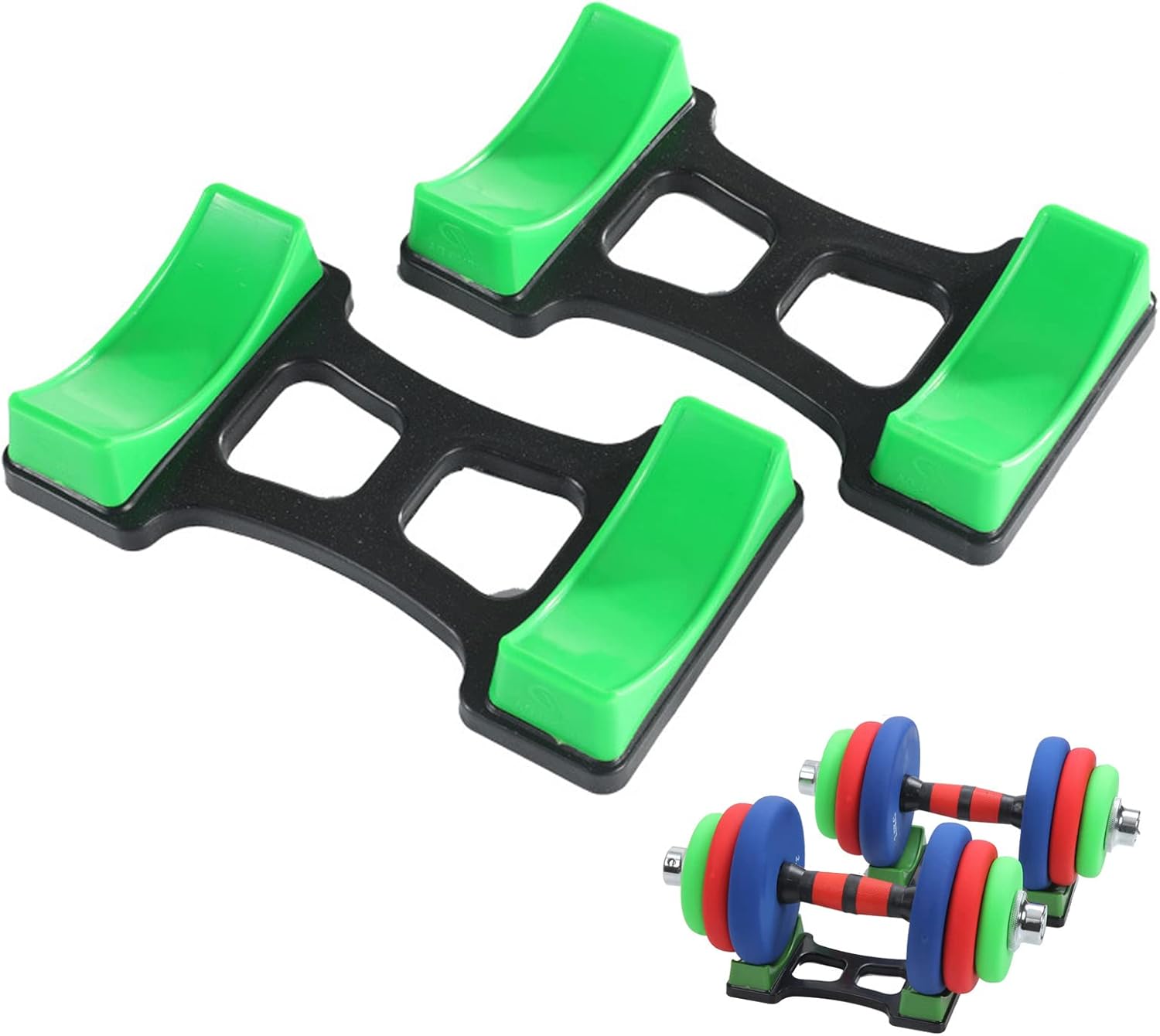 2 Stück Hantel Tabletts Set, Gym Hantel Storage Rack, Kurzhantelablage ...
