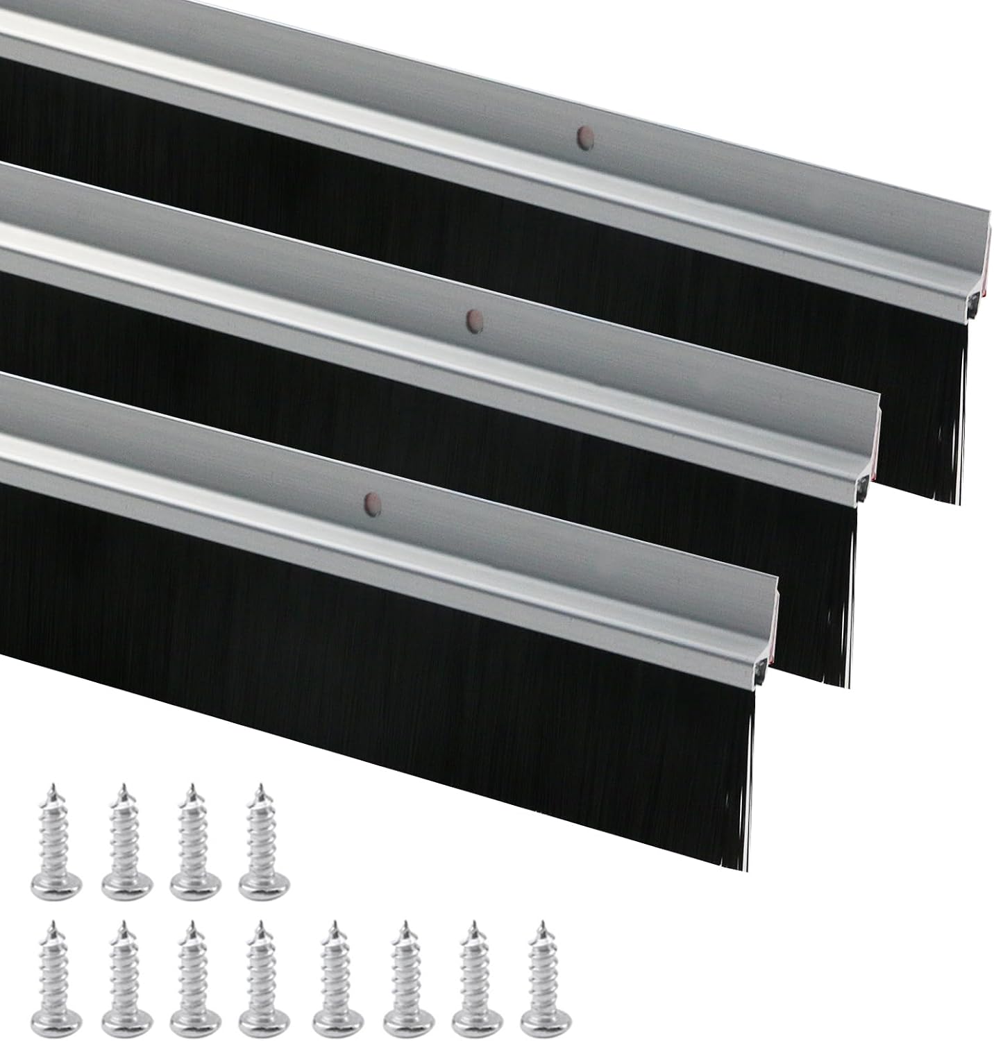 Geesatis Weatherstrip Door Sweep 40 x 2.4 inch 3Pcs Door Sweep Tool ...