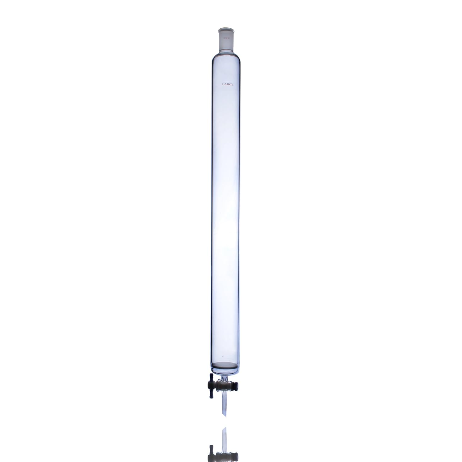 Laboy Glass Chromatography Column 24/40 with Fritted Disc & PTFE ...