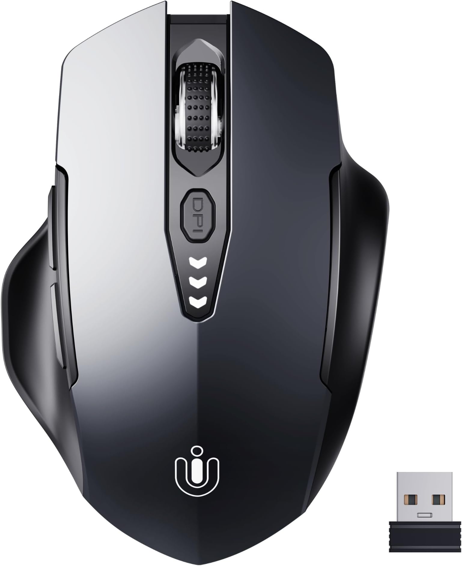 Amazon.com: Uineer Wireless Mouse,[Upgraded] Rechargeable Mouse 2.4GHz ...