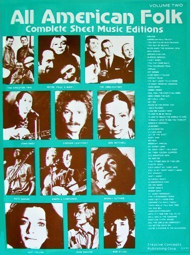 All American Folk: The Greatest Hits Of The Folk Era For Piano Vocal ...