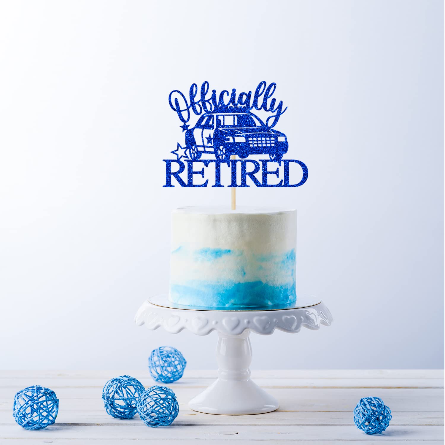 Snapklik.com : Officially Retired Cake Topper, Police Officer Cake ...