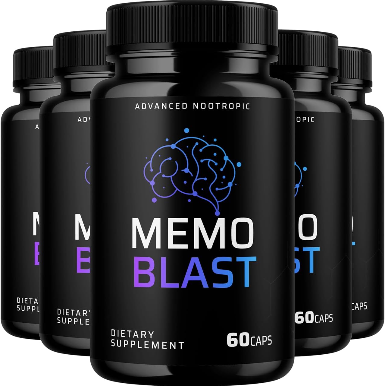 Amazon.com: (5 Pack) Memo Blast Capsules - Official MemoBlast Premium ...