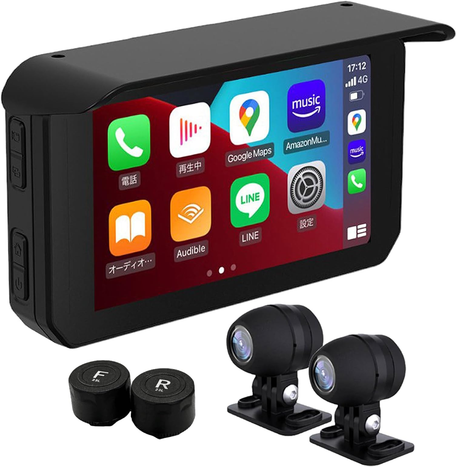 Amazon.co.jp: タナックス(TANAX) バイク スマートライドモニター XR-2 ドライブレコーダー付き高性能スマートモニター ...