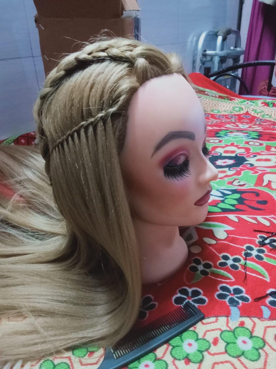 Rapidsflow Hair Dummy For Hair Styling Practice/Dummy For Face Make-Up ...