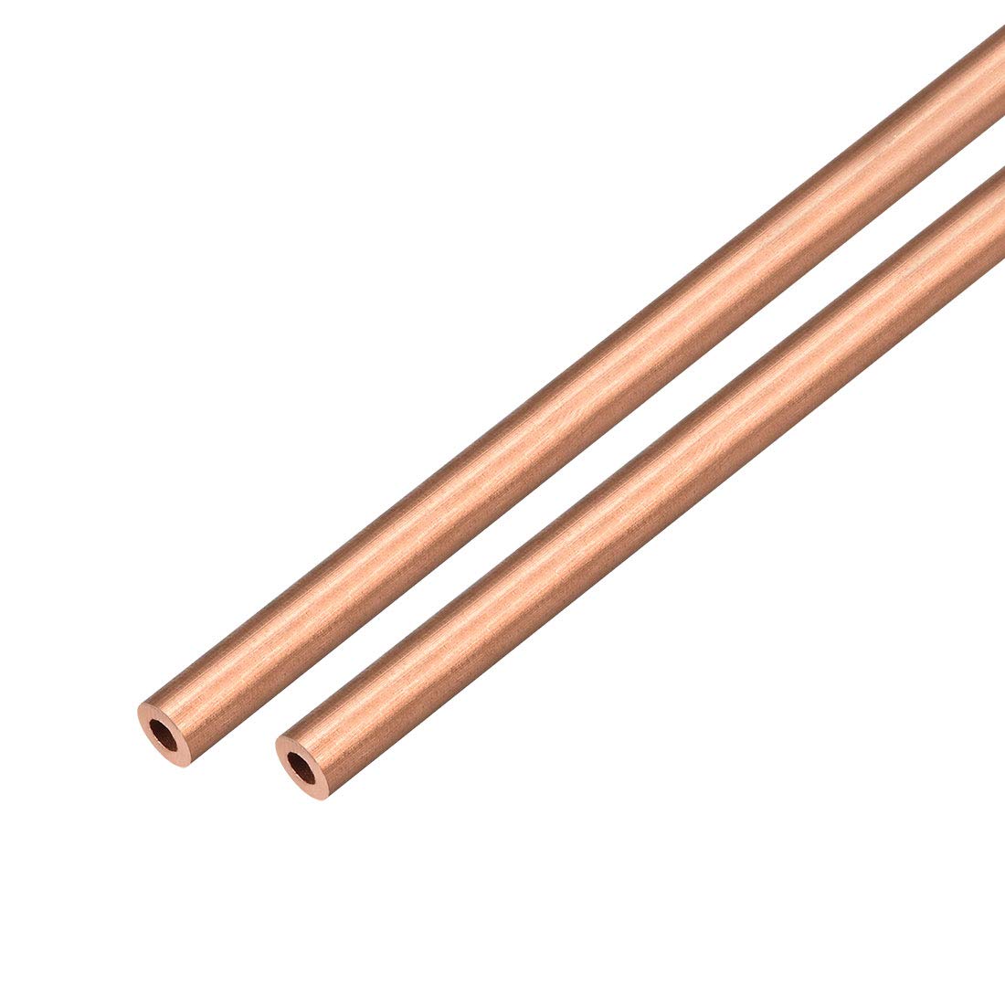 Amazon.com: uxcell 2Pcs Copper Round Tube Pipe 10mm Outside Diameter X ...