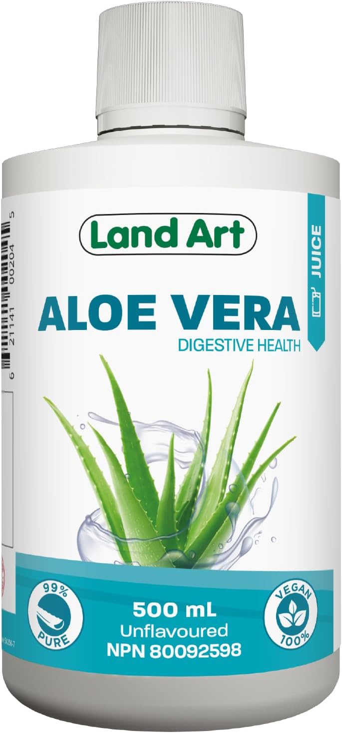 Pure Aloe Vera Juice - Unflavoured - Cold-Processed - Organic Fresh ...