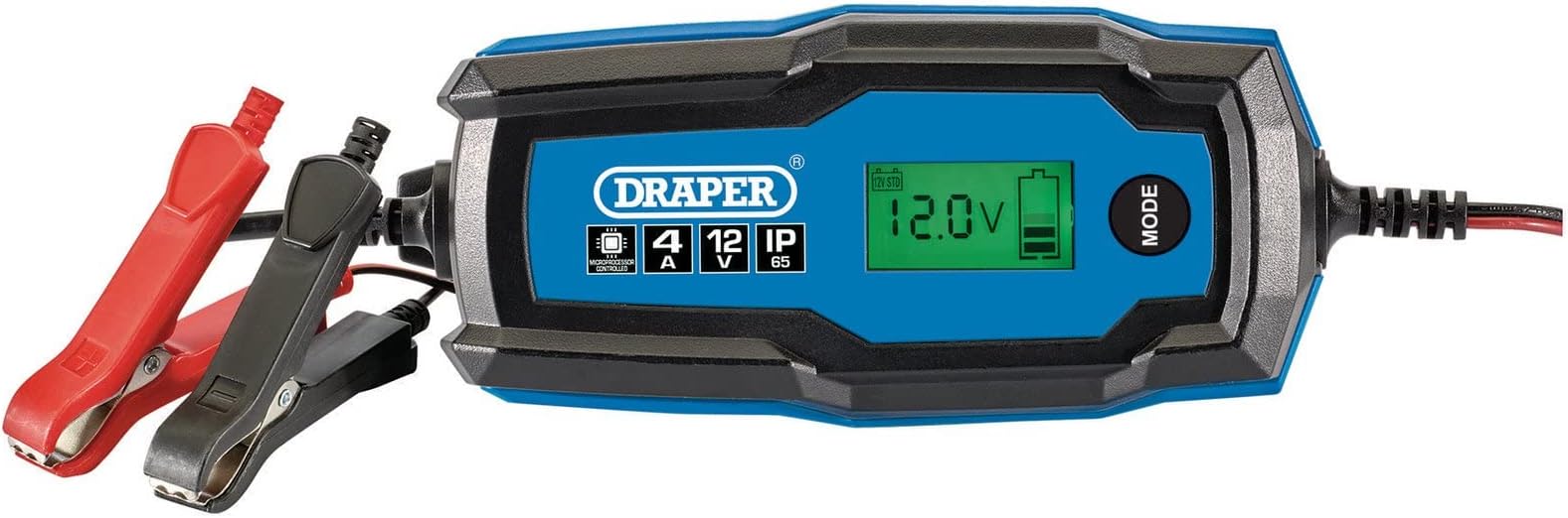 Draper 12V/6V Smart Charger | Battery Maintainer (10A) | Integrated ...