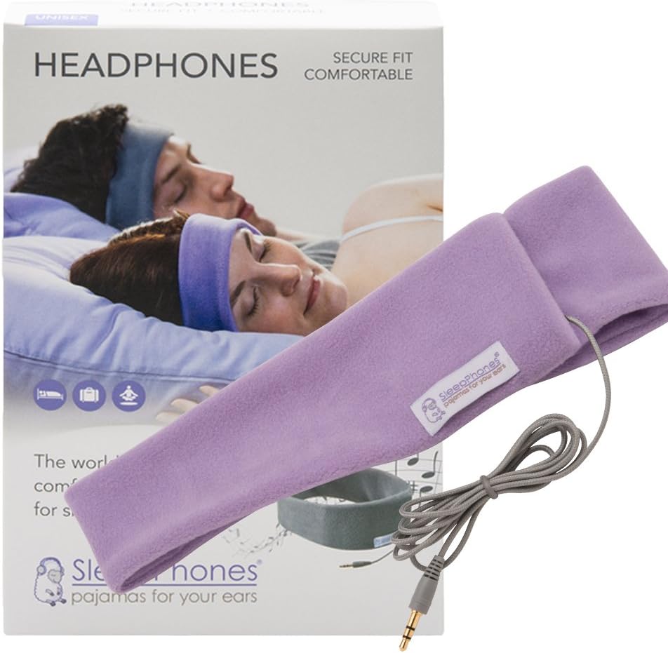 Amazon.com: SleepPhones AcousticSheep Classic | Corded Headphones for ...