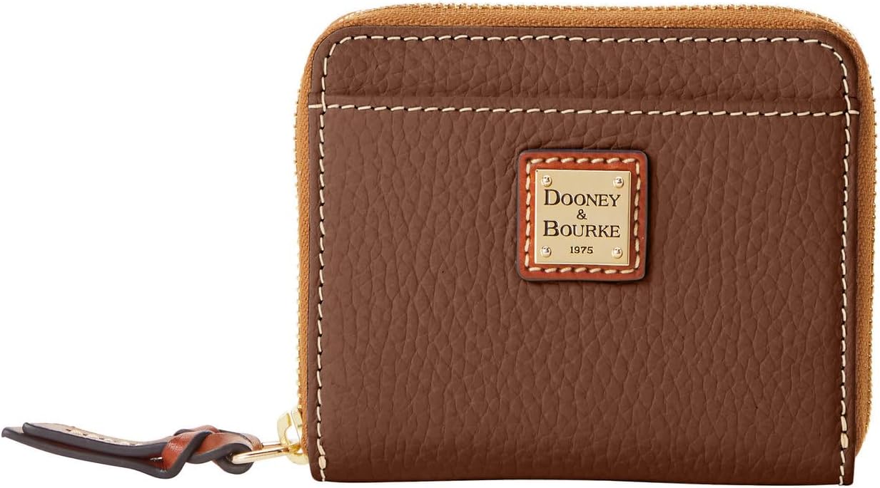 Amazon.com: Dooney & Bourke Wallet, Pebble Grain Small Zip Around ...