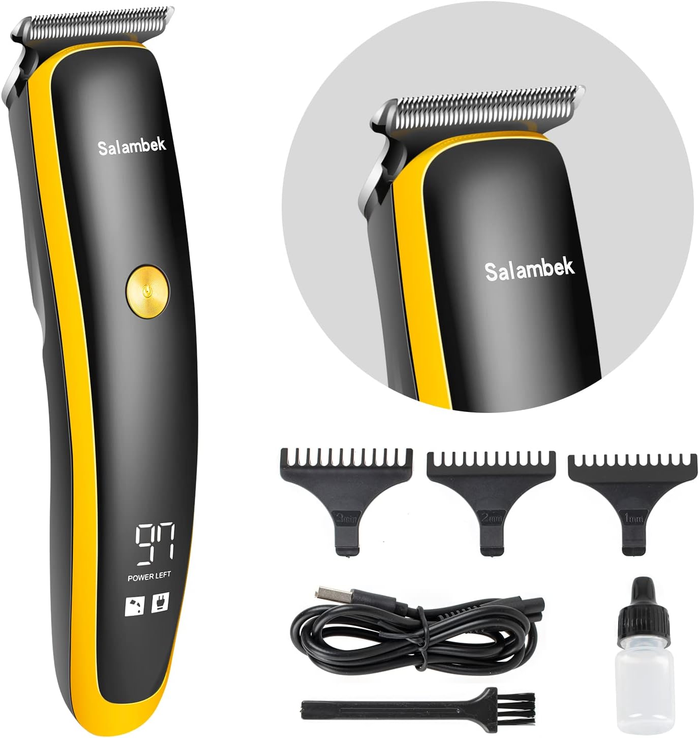 Amazon.com: BIARCE Beard Trimmer Electric Hair Trimmer for Men Hair ...