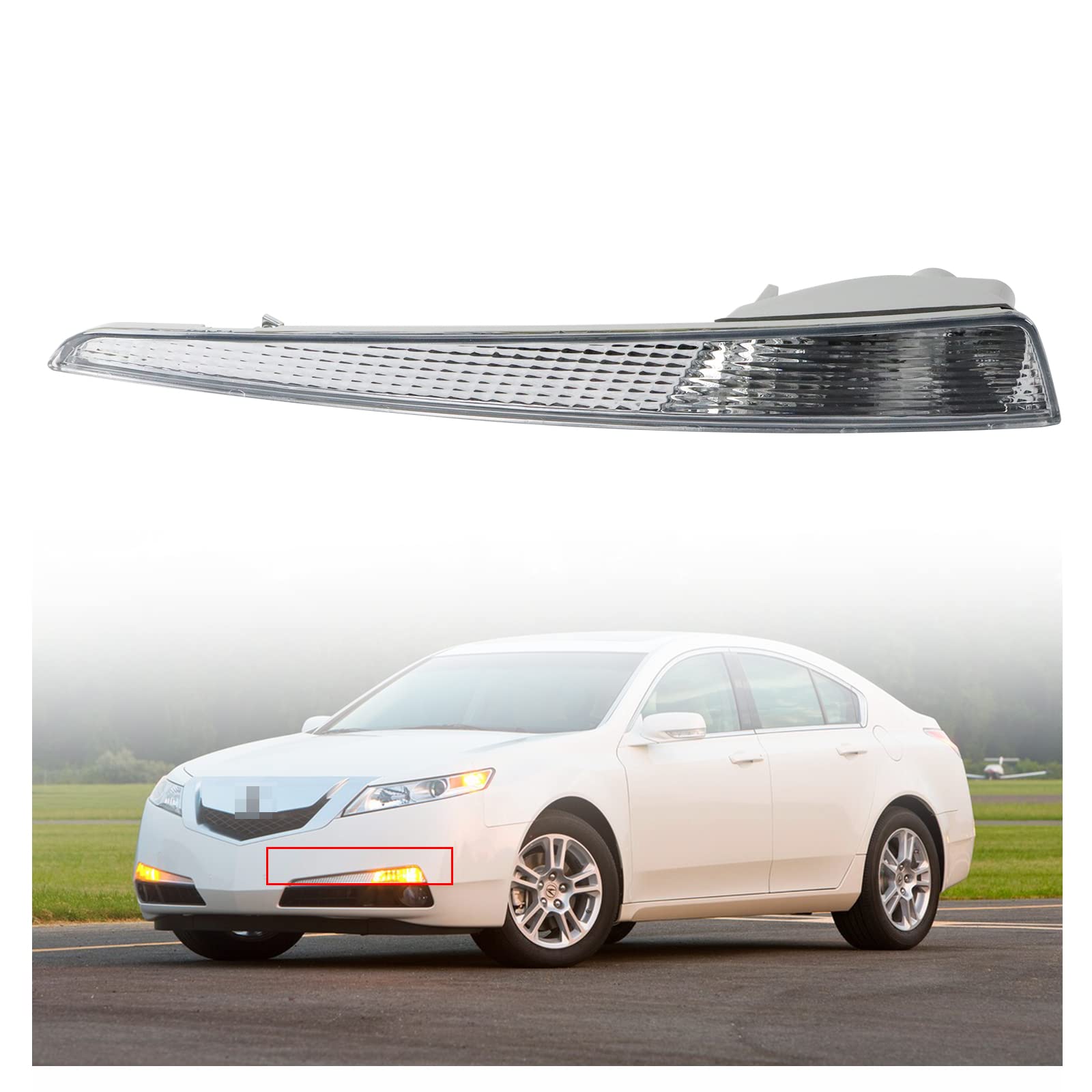 Amazon.com: Left Signal Light Lens - Front Left Side Turn Signal Light ...