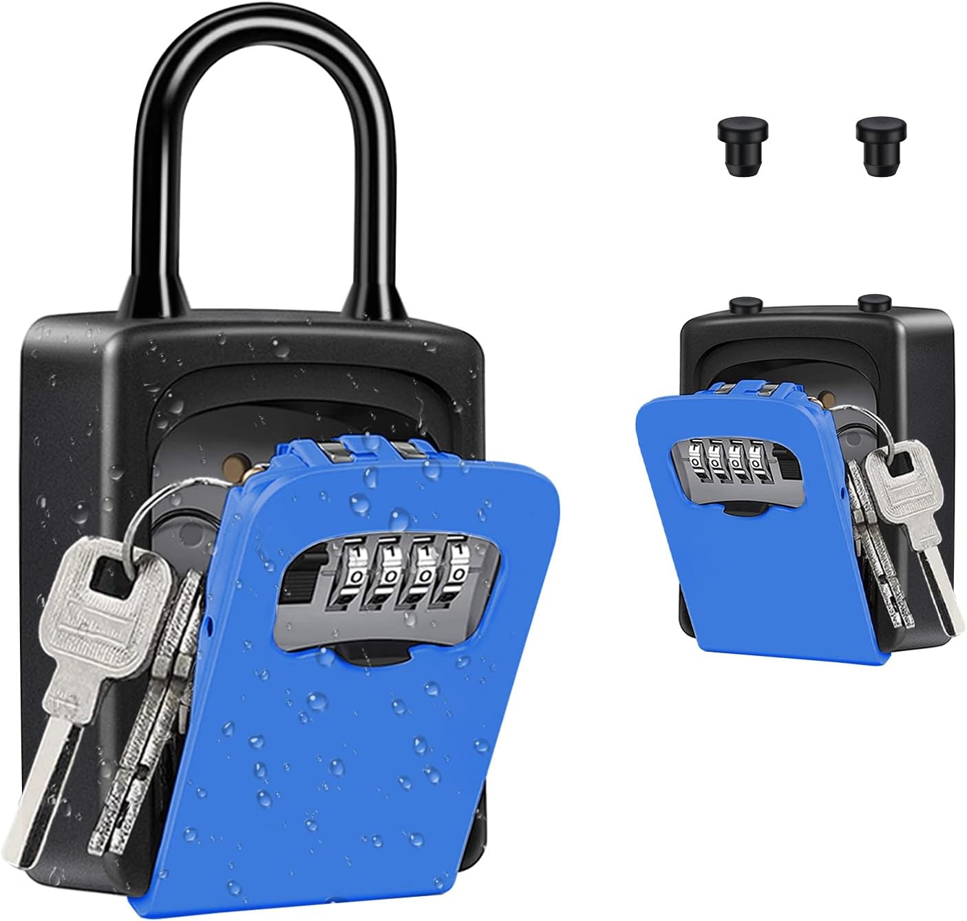 Amazon.com: Puroma Lock Box, Key Lock Box Wall Mount & Portable ...