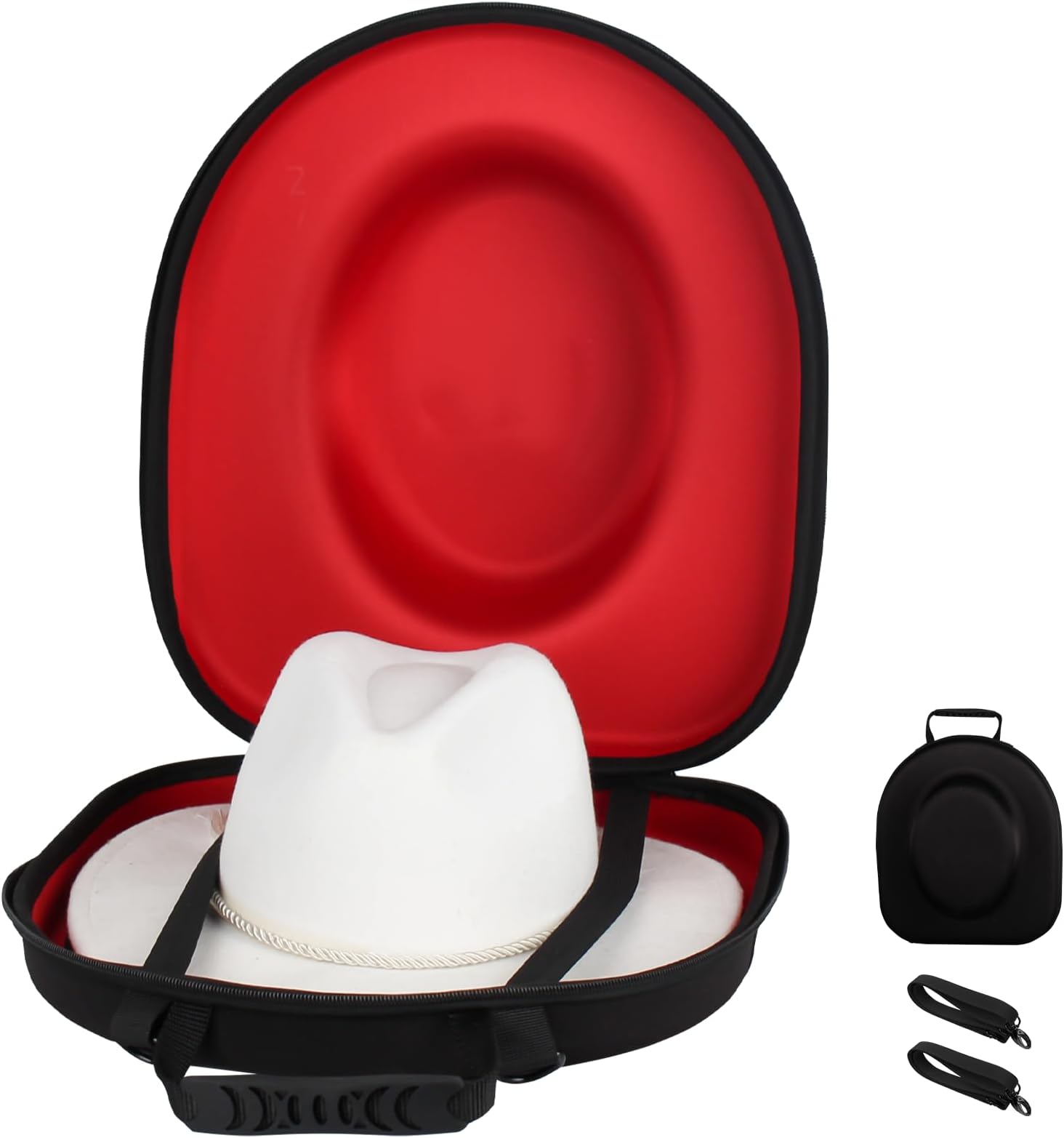 Amazon.com - MOSLA Hat Box Travel Fedora Case Universal Size Hat ...