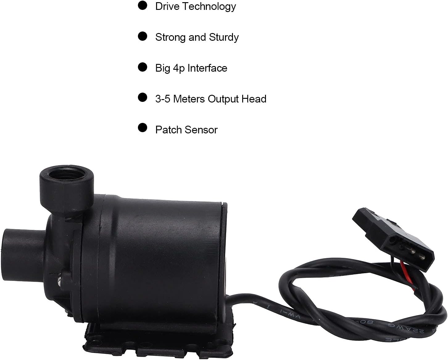 PUSOKEI Mini Submersible Water Pump G1/4 Thread Water Fountain Pump 3-5 ...