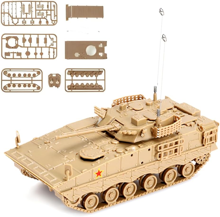 Amazon.com: ViiKONDO Military Vehicle Army Men Toy Easy Model Kit 1/72 ...