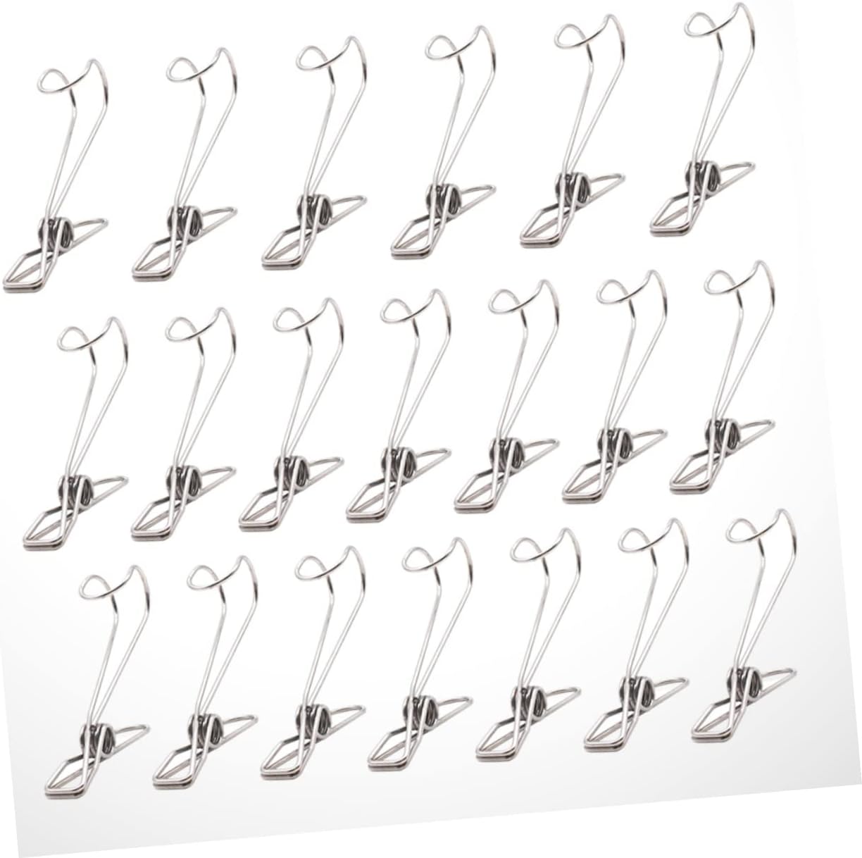 Cabilock 20 perchas de alta resistencia con clips de metal resistentes ...