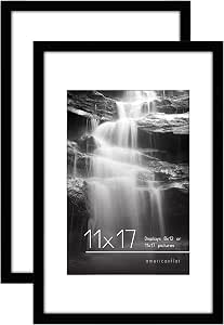 Amazon.com - Americanflat 11x17 Picture Frame with Polished Plexiglass ...