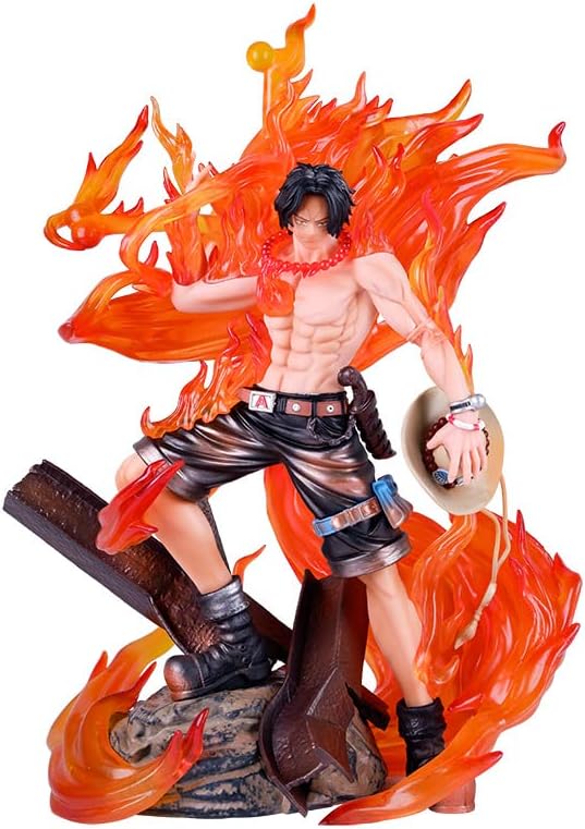 HongzyFirm One Piece Portgas D Ace GK Dai Enkai Entei Anime Figure ...