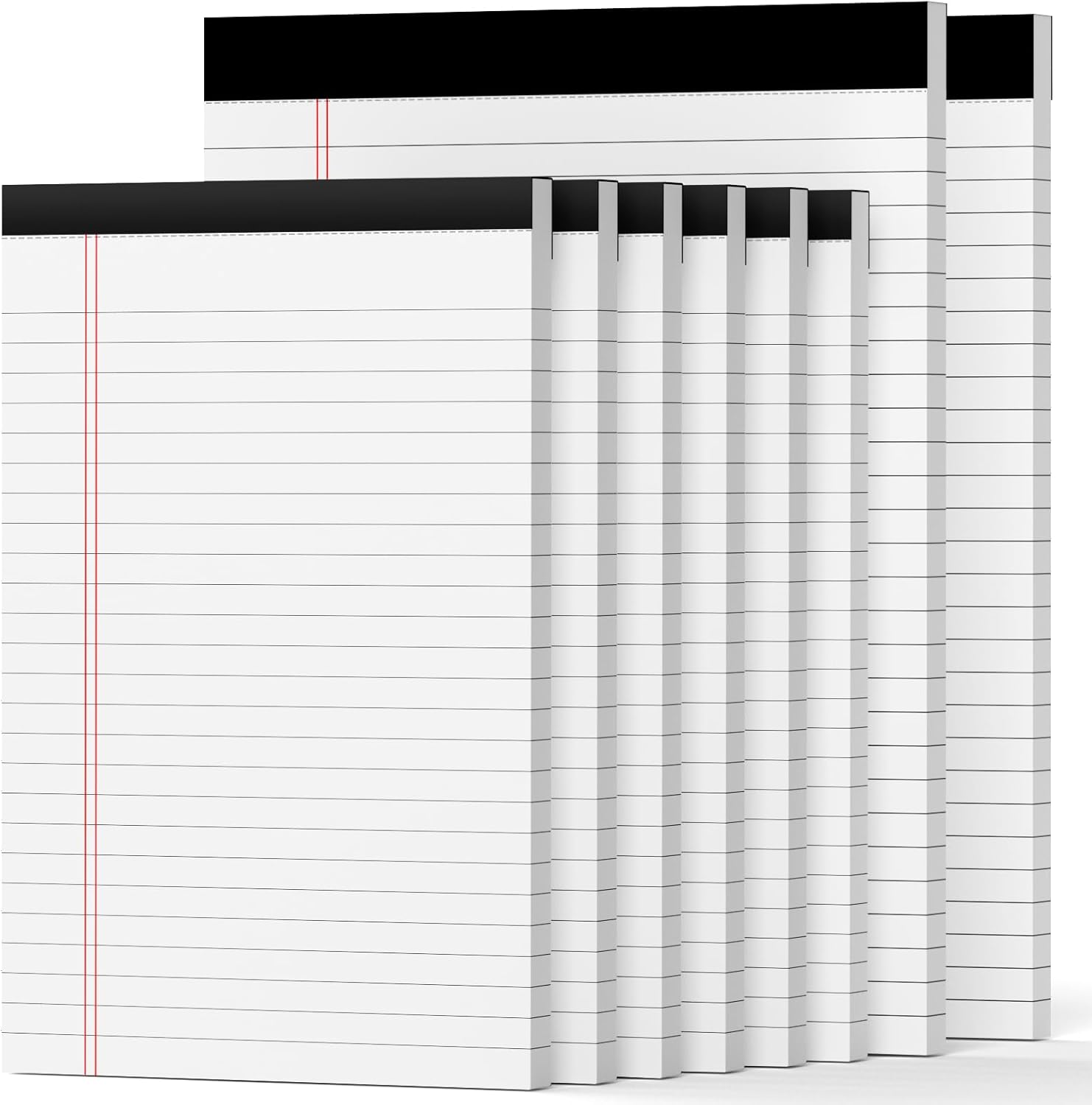 Amazon.com : 6 Pack Small Legal Pads 5x8 White Writing Pads Note Pads ...