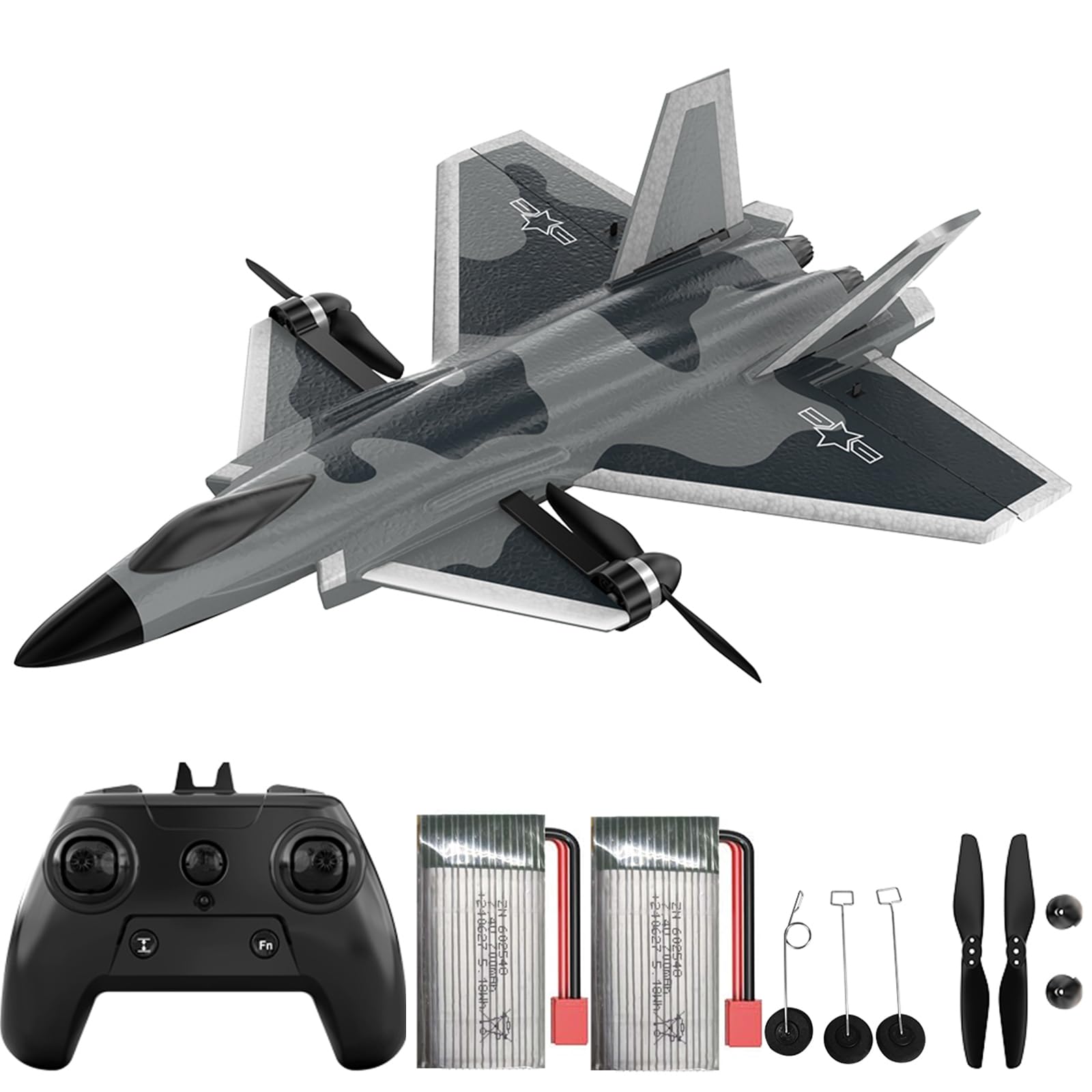 Amazon.com: RC Plane with Brushless Motor, Remote Control Airplane 4 ...