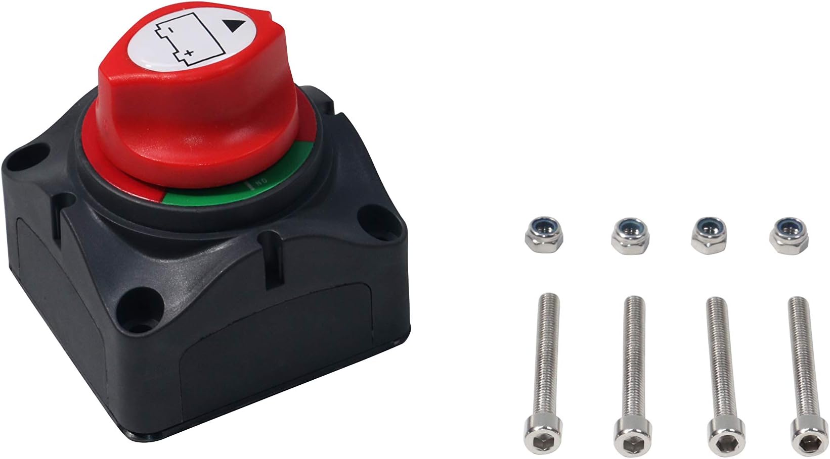 Amazon.com: Master Battery Switch Kit with Screws 12-48V - Power Cut ...