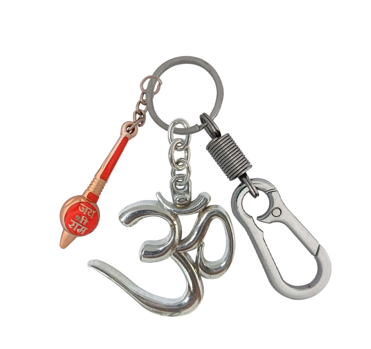 ISK Hindu Spiritual OM Good Looking design With Hanuman Ji Orange Gada ...