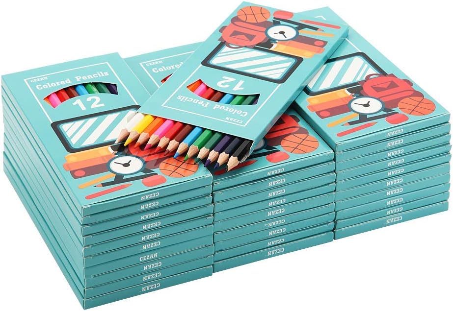 Amazon.com: Sinload Mini Drawing Class Colored Pencils Bulk for Kid 3.5 ...