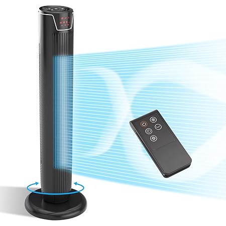 Amazon.com: Uthfy 42'' Oscillating Tower Fan with Remote,Electric ...