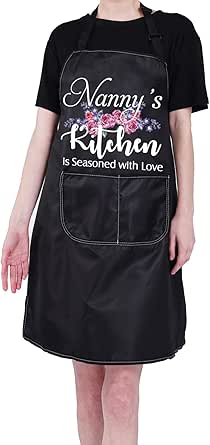 Amazon.com: PXTIDY Nanny Gift Grandma Gift Nanny's Kitchen is Seasoned ...