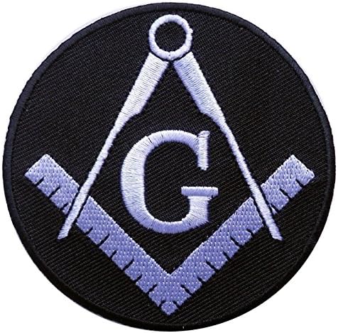 Amazon.com: Masonic Skull Patch Head Iron On Embroidered Freemason ...