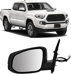 Amazon.com: Left Driver Side Mirror Fit for Toyota Tacoma 2016-2022 ...