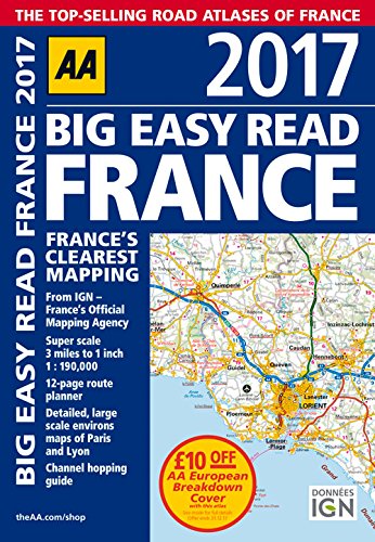 Big Easy Read France 2017 (Big Easy Read Guides): AA Publishing ...