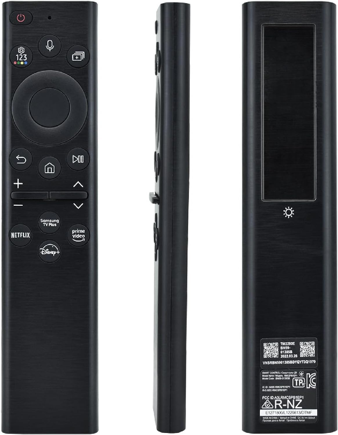 Universal BN59-01385A BN59-01385B Solar Echo Power Voice Remote Control ...